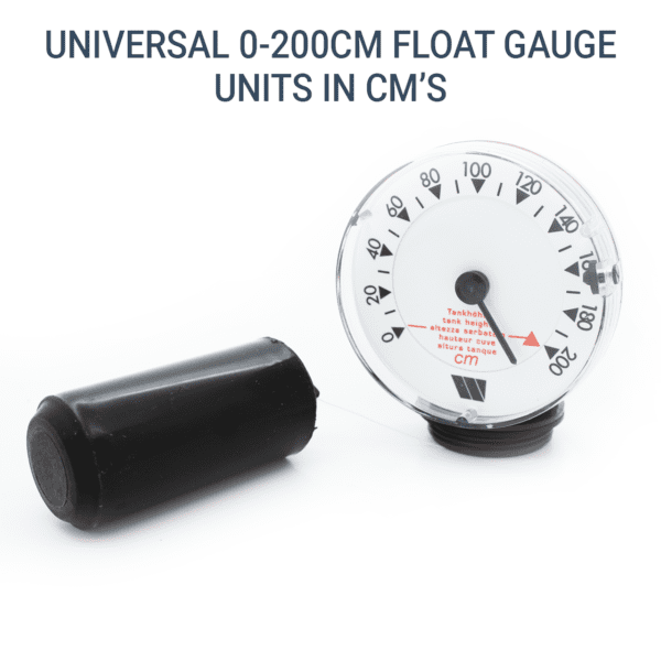 Float operated contents gauge for oil tanks | Fuel Dump